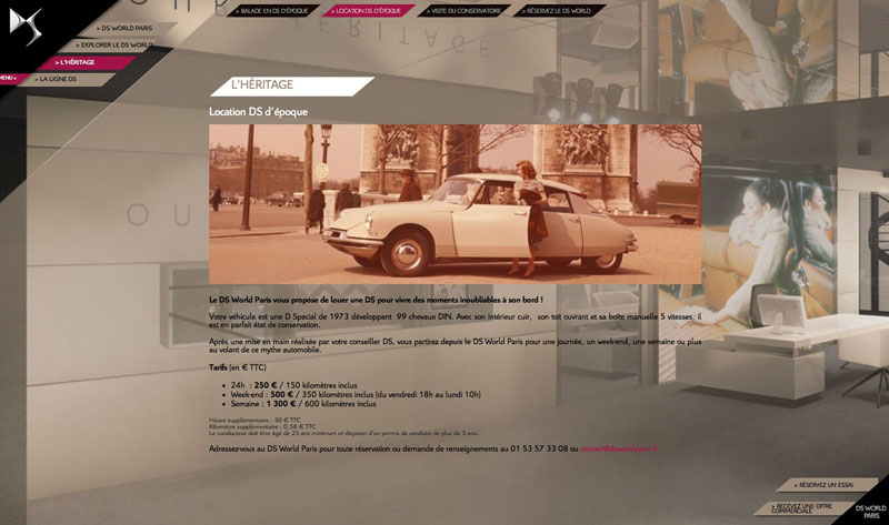 le DS World: un univers clinquant, décadent, médiocre, et qui se ...